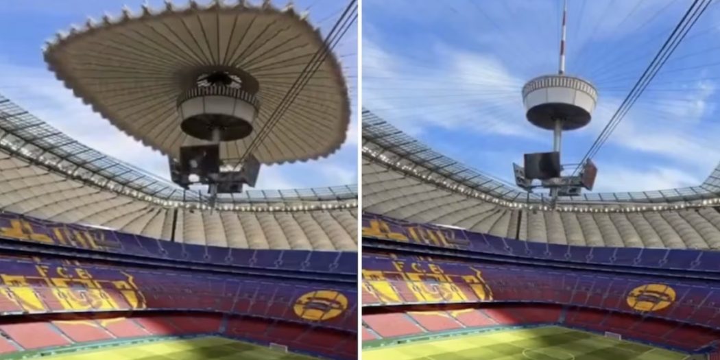 Watch how the new Camp Nou roof will be opened and closed (video ...